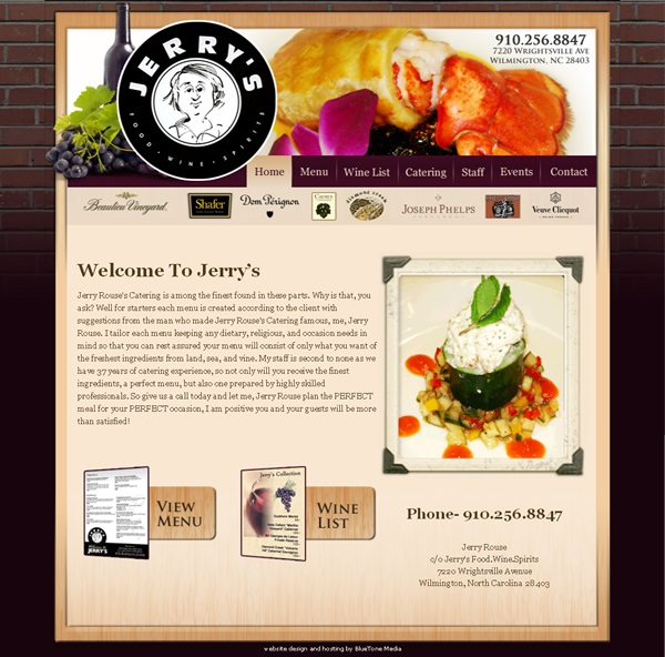 Jerry's Food And Wine ReDesign - BlueTone Media Blog